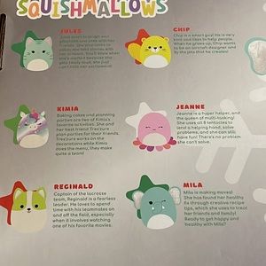 Kellytoy | Toys | Squishmallows Set Of 6 Mini 22 Holiday Bright Squad ...